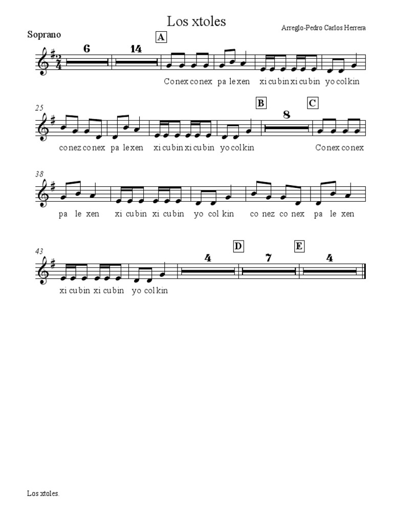 CULTURA MAYA Los Xtoles Score Particellas 1 1 | PDF