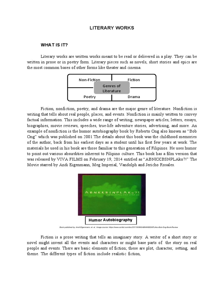 Filipino Literary Genres | PDF