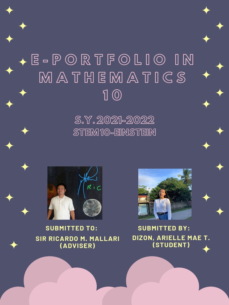 E-Portfolio in Mathematics 10 | PDF | Polynomial | Function (Mathematics)
