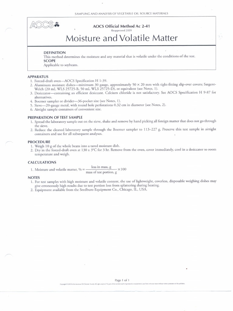 Aocs Ac2 - 410001 | PDF