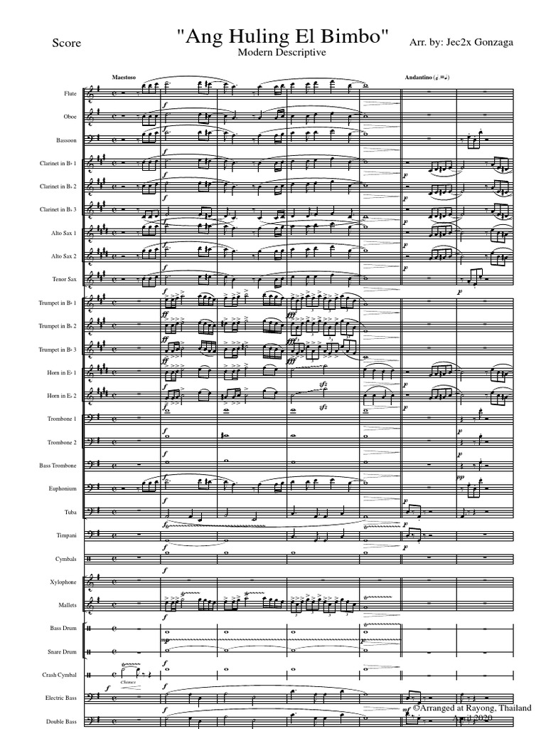 Ang Huling El Bimbo Symphonic - PDF Version 1 | PDF