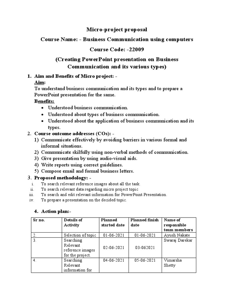 Annexure 1 Bcc Microproject Group 2 If Semester 2 Pdf Communication Computer Engineering 4719