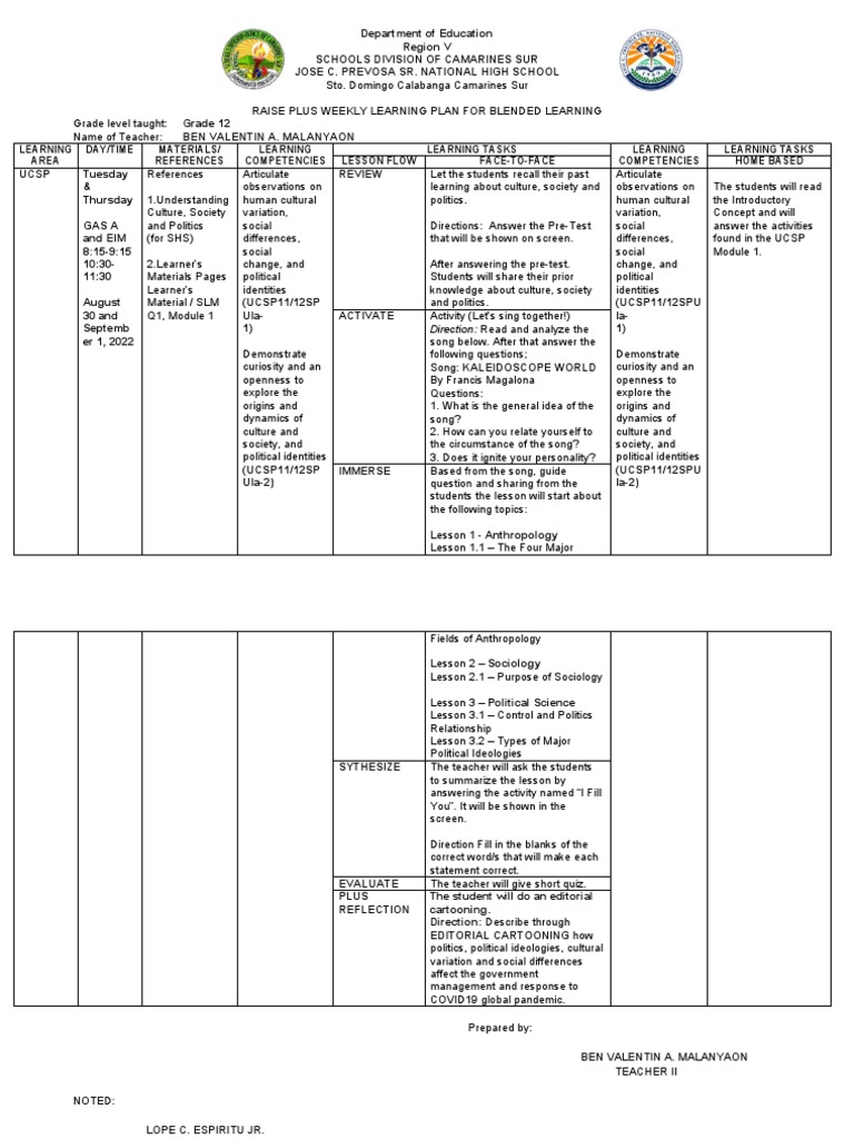 Raise Plus Ucsp | Download Free PDF | Learning | Teachers