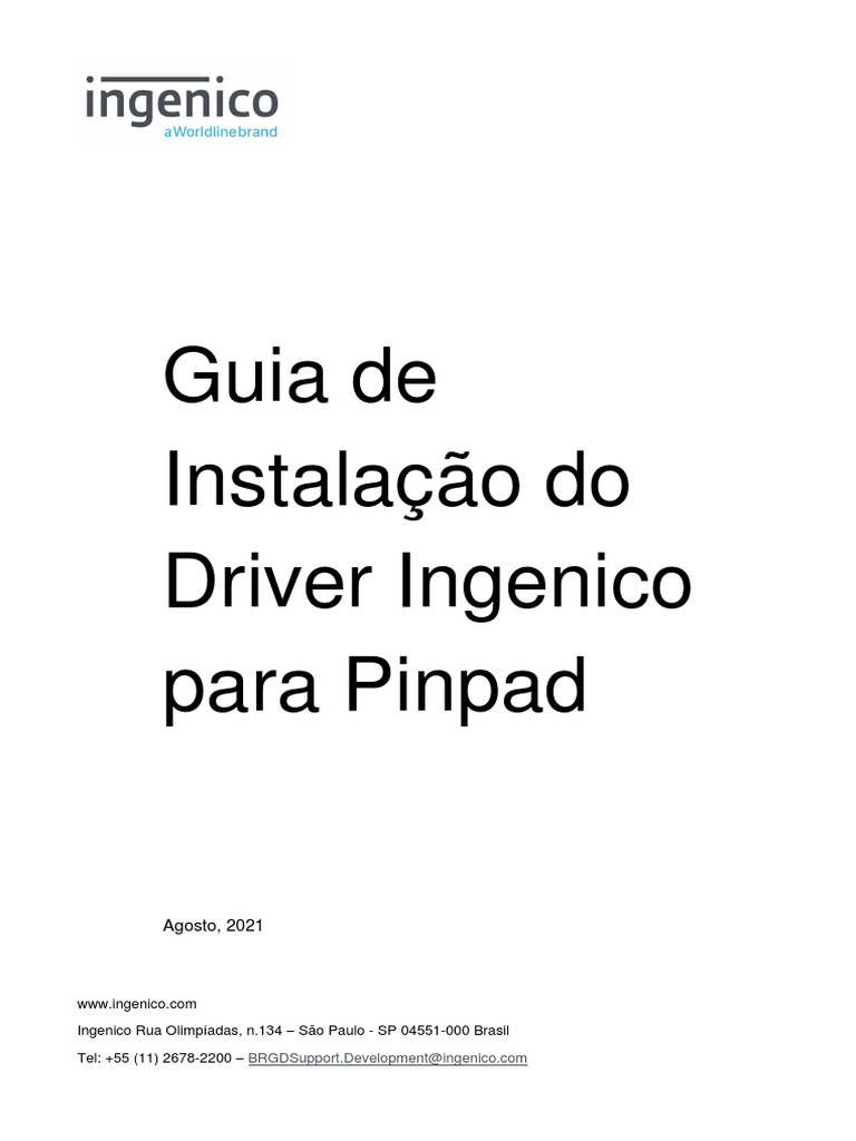 Guia Instalacao Driver Ingenico para Pinpad | PDF | Microsoft Windows ...