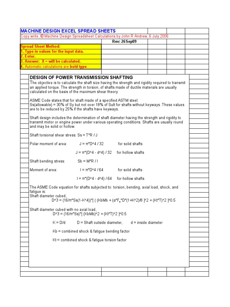Shaft design | PDF | Bending | Strength Of Materials