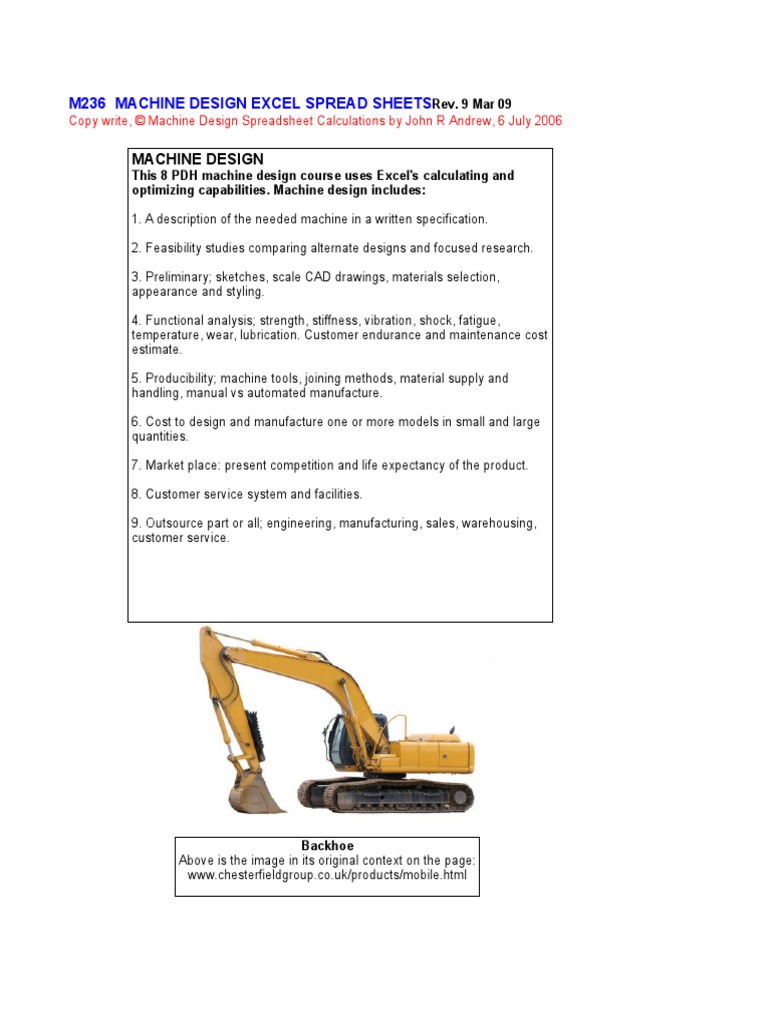 Machines design | PDF