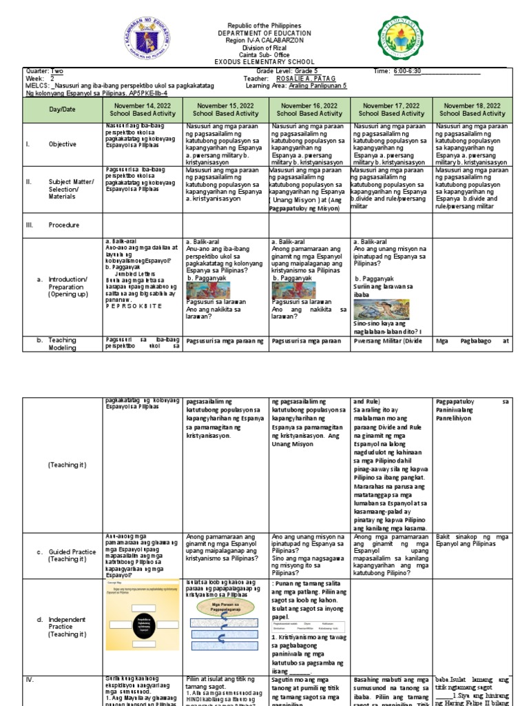 WLP Ap5 Q2 Week 2 3 | PDF