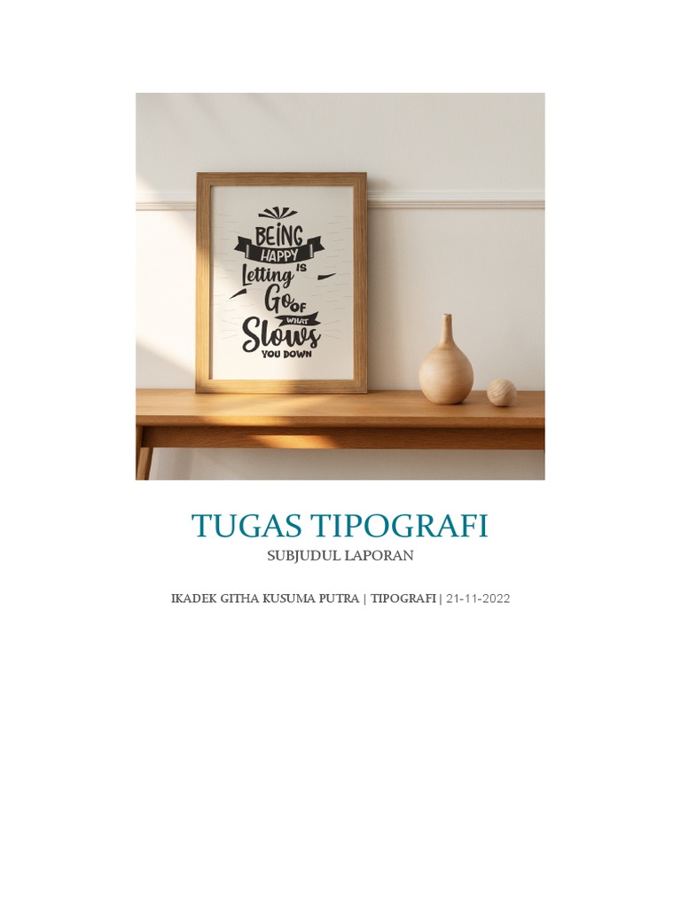 Teknik Dasar Tipografi dalam Desain | PDF | Seni