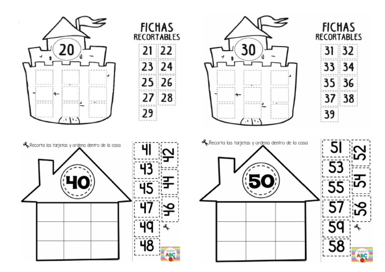 Numeros Del 1 Al 50 | PDF