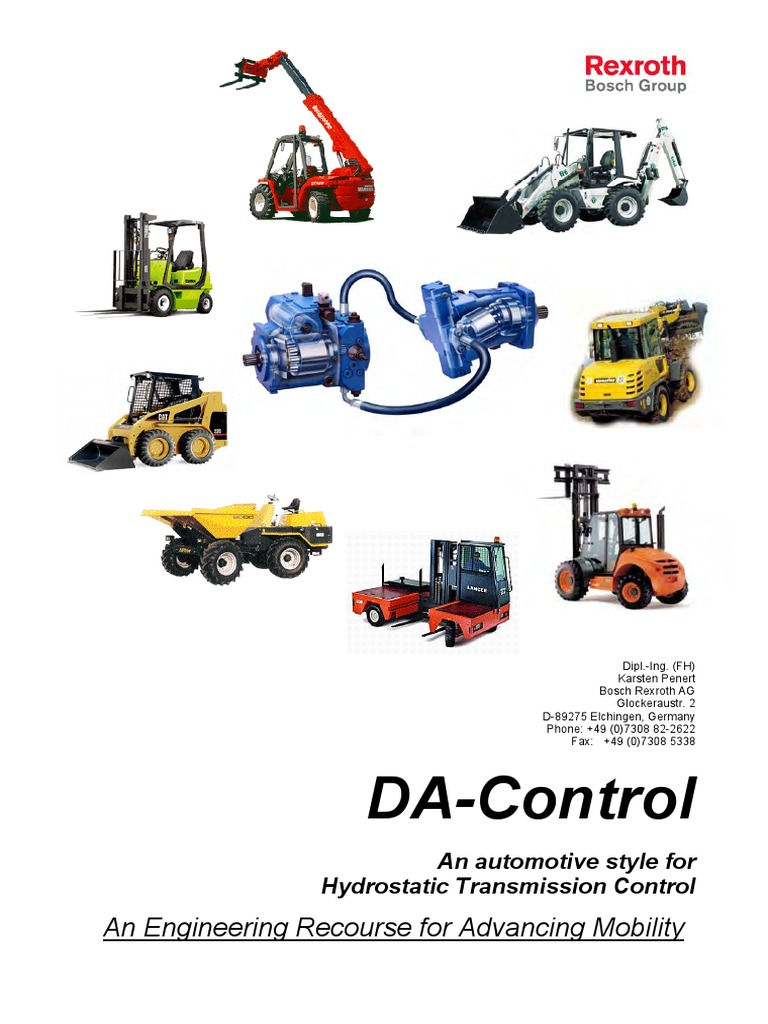 DA-Control: Hydrostatic Transmission Guide | PDF