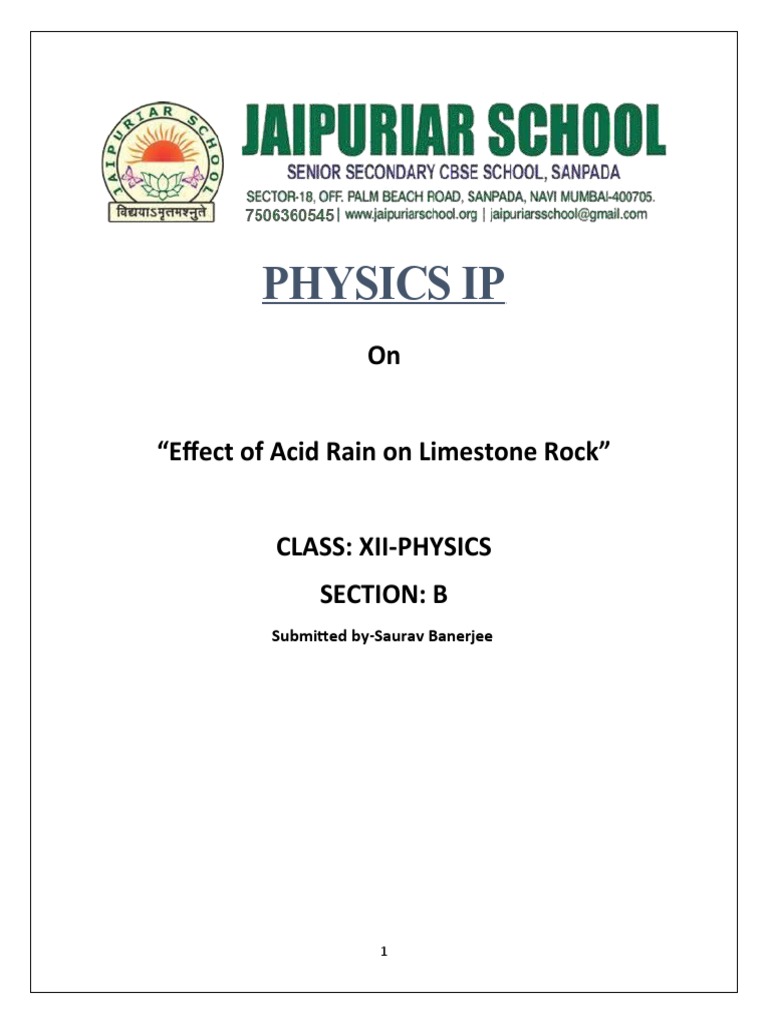 Physics Ip | PDF