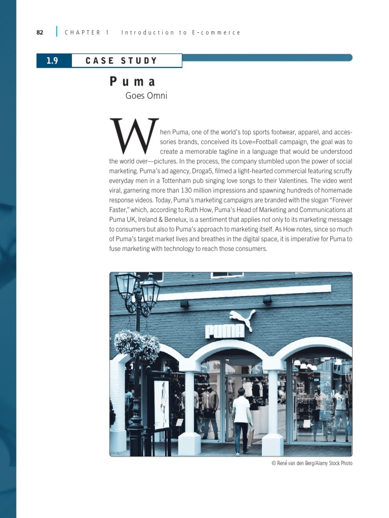 Case Study - Puma - Chapter1 | PDF | E Commerce | Economies