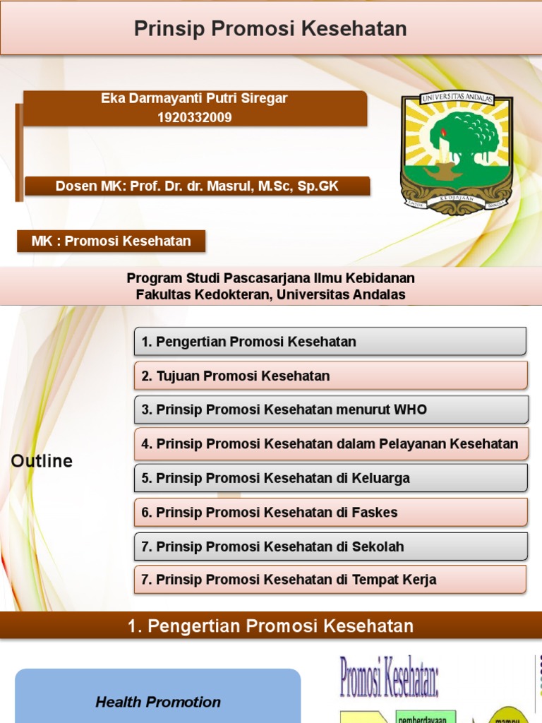 Prinsip Promkes | PDF