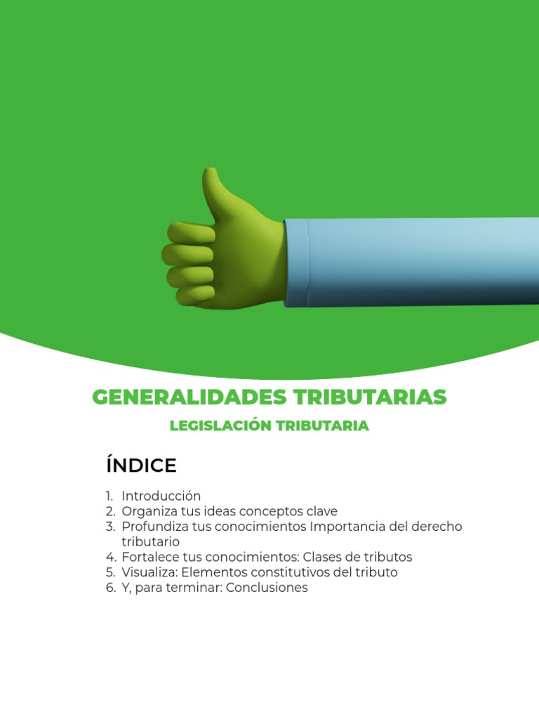 Legislacion Tributaria Generalidades | PDF