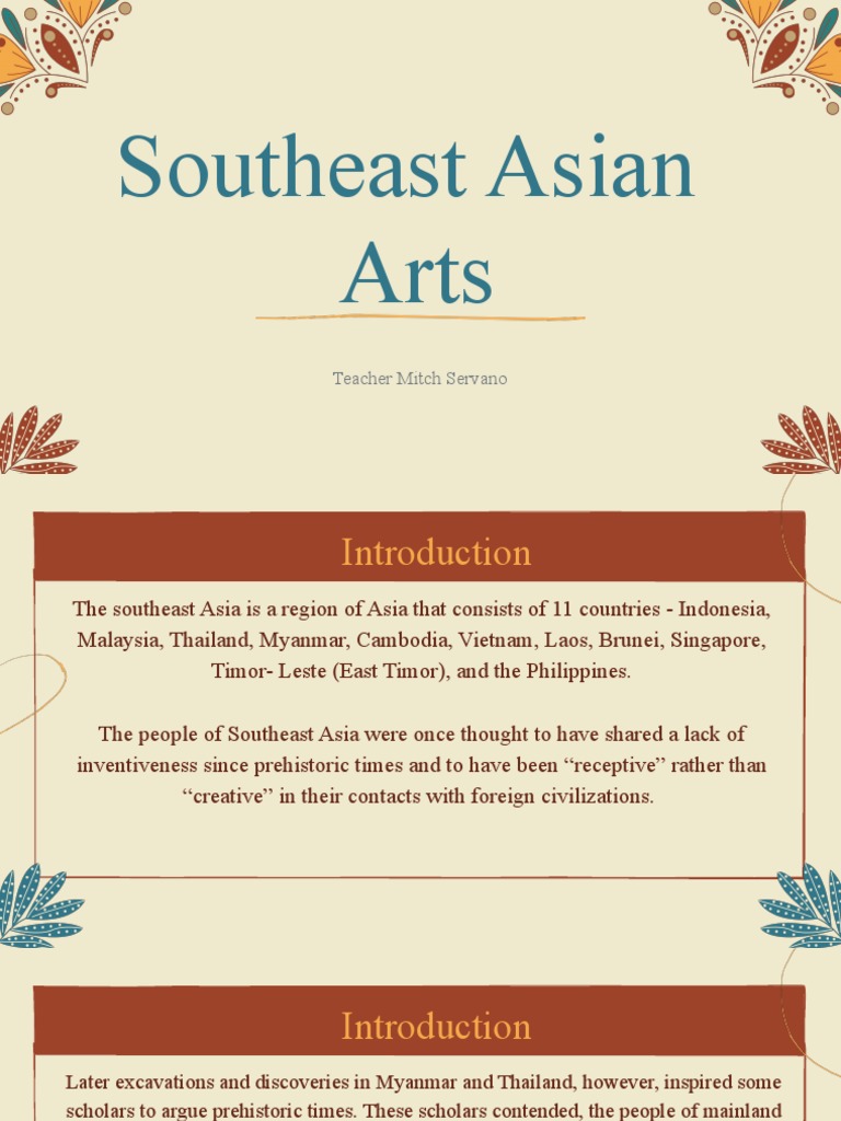 Southeast Asian Arts | PDF | Southeast Asia | Indonesia