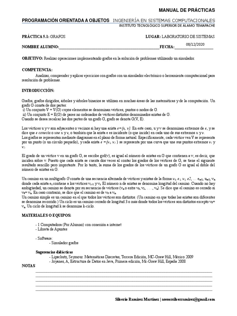 Práctica de Grafos en Simulador | PDF | Vértice (teoría de grafos) | Teoría de grafos