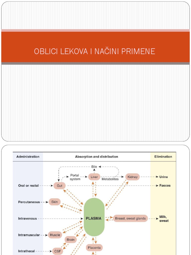 OBLICI LEKOVA I NAČINI PRIMENE (Seminar) - 1 | PDF