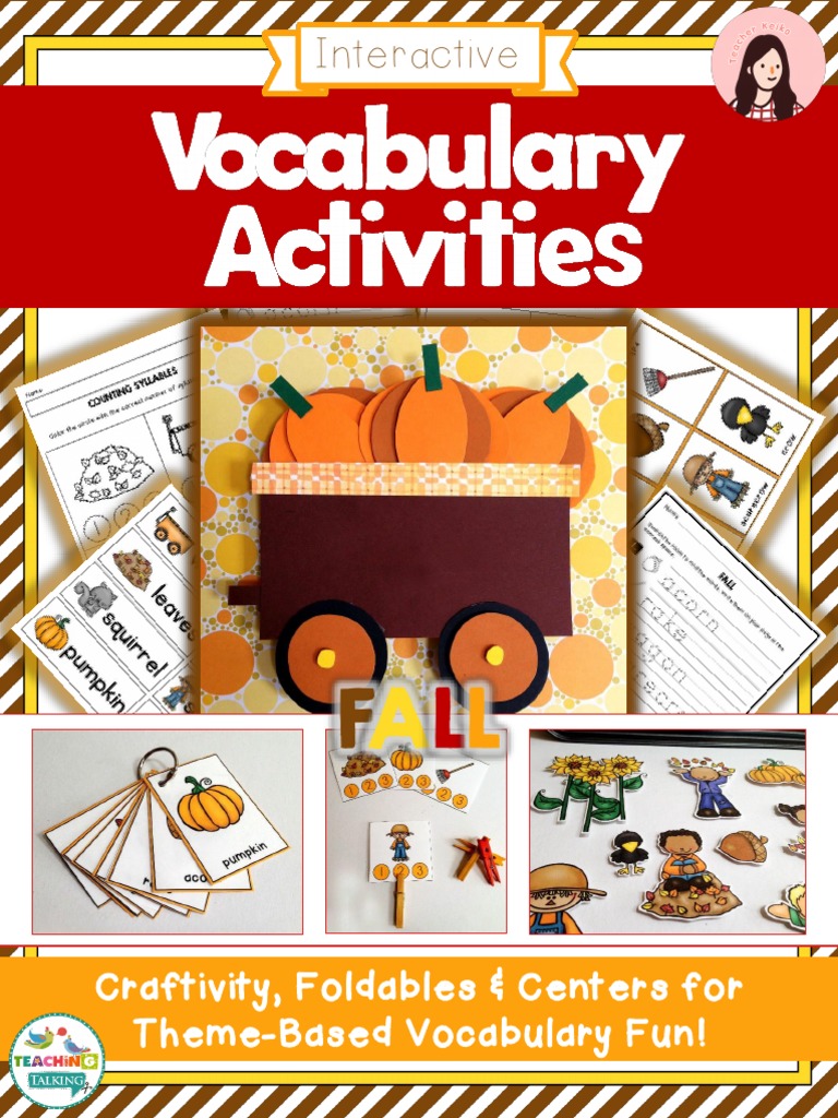Fall Vocabulary Activities | PDF