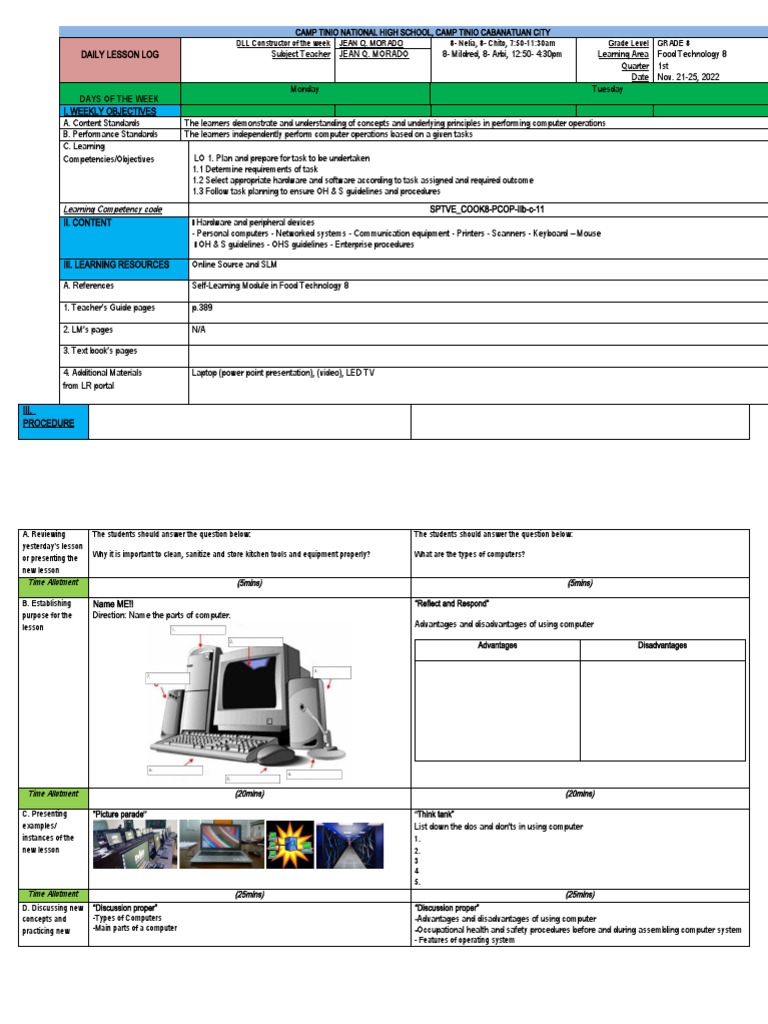 WEEK 3 FT 8 2nd | PDF | Computer Hardware | Computing