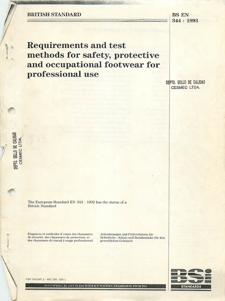 BS en 344 | PDF