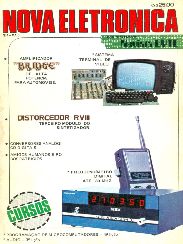 Revista Nova Eletronica NE004 - Maio1977 | PDF