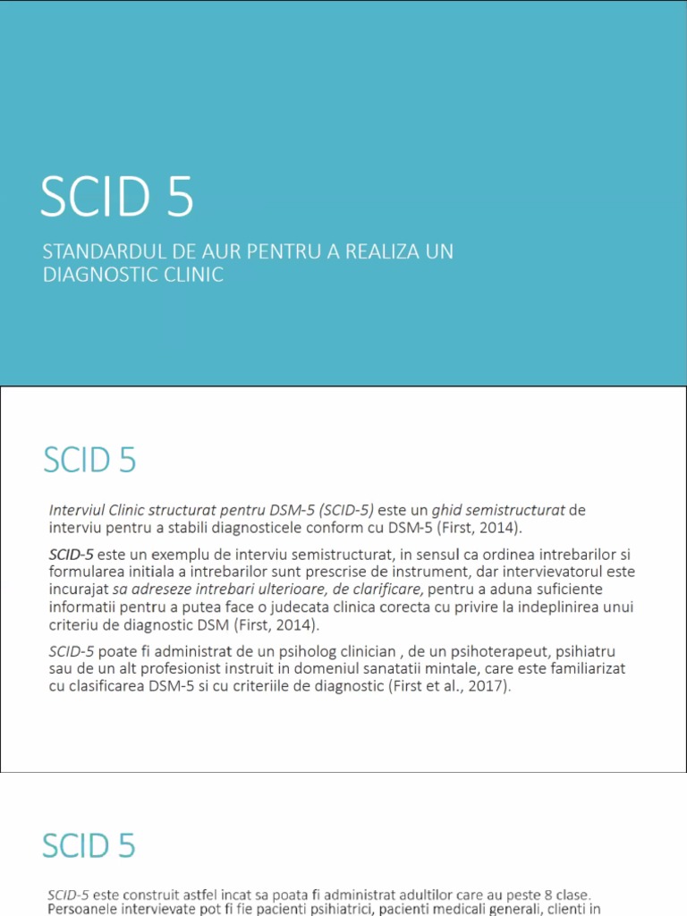 Despre SCID 5 | PDF