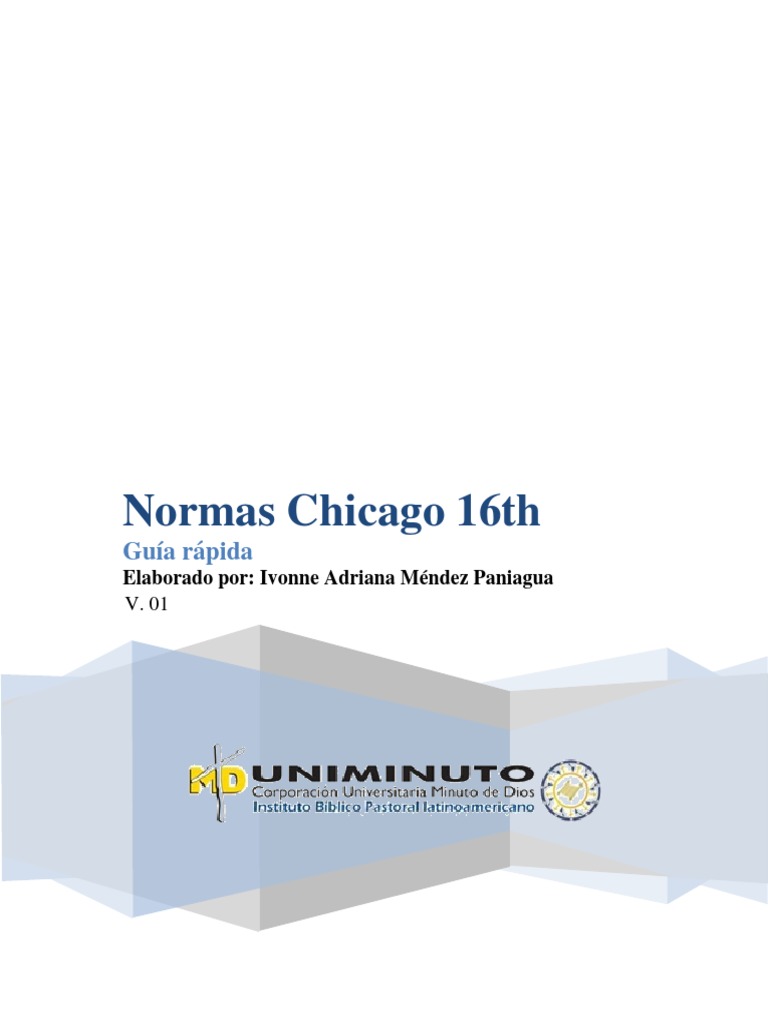 Normas Chicago 16th | PDF | Ciencias sociales | Estudios de idiomas ...