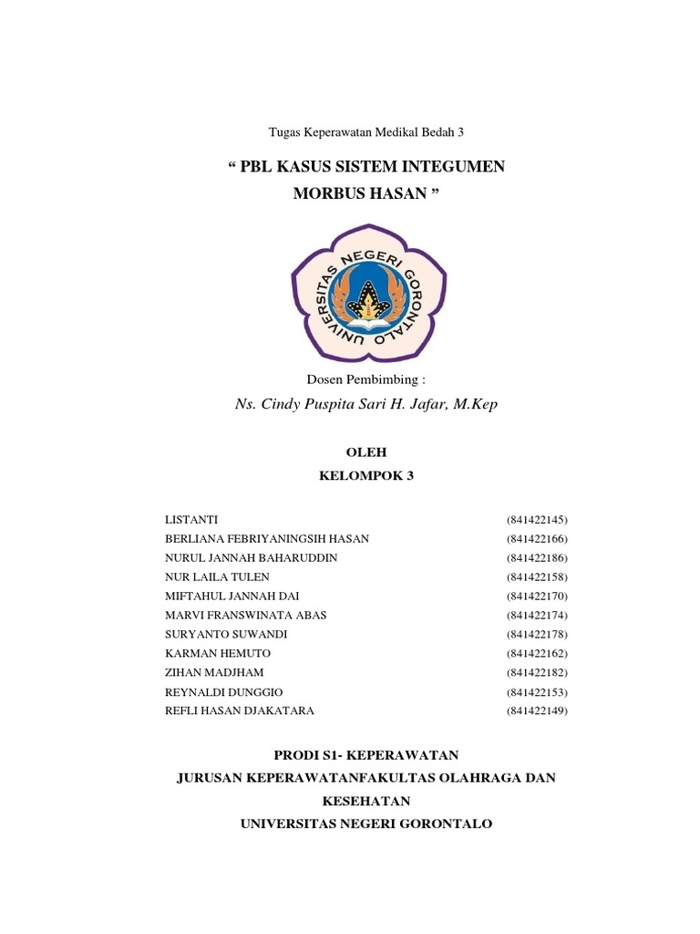 Kasus 1 PBL SISTEM INTEGUMEN | PDF