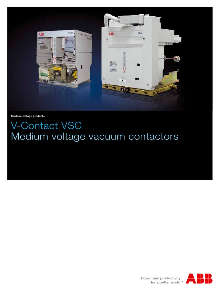 ABB Indoor Vacuum Contactors VSC | Download Free PDF | Fuse (Electrical ...