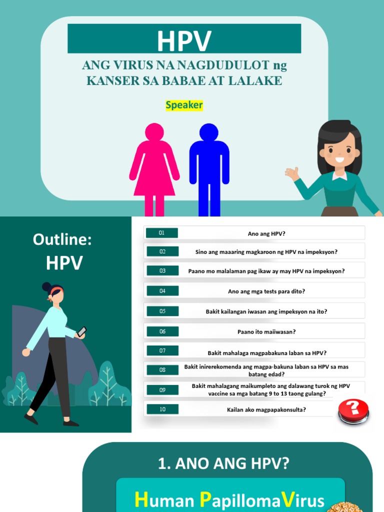 Ano Ang HPV at Mga Sakit Na Naidudulot Nito UPDATED 1 | PDF