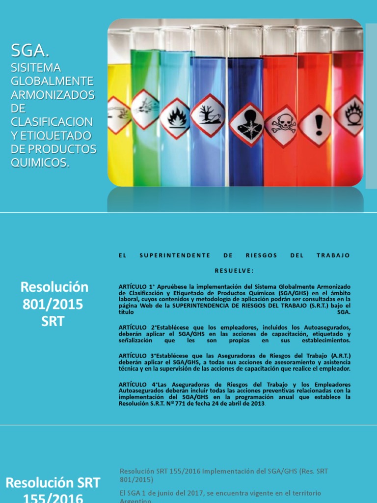 Implementación del SGA/GHS en Argentina | PDF | Entorno natural ...