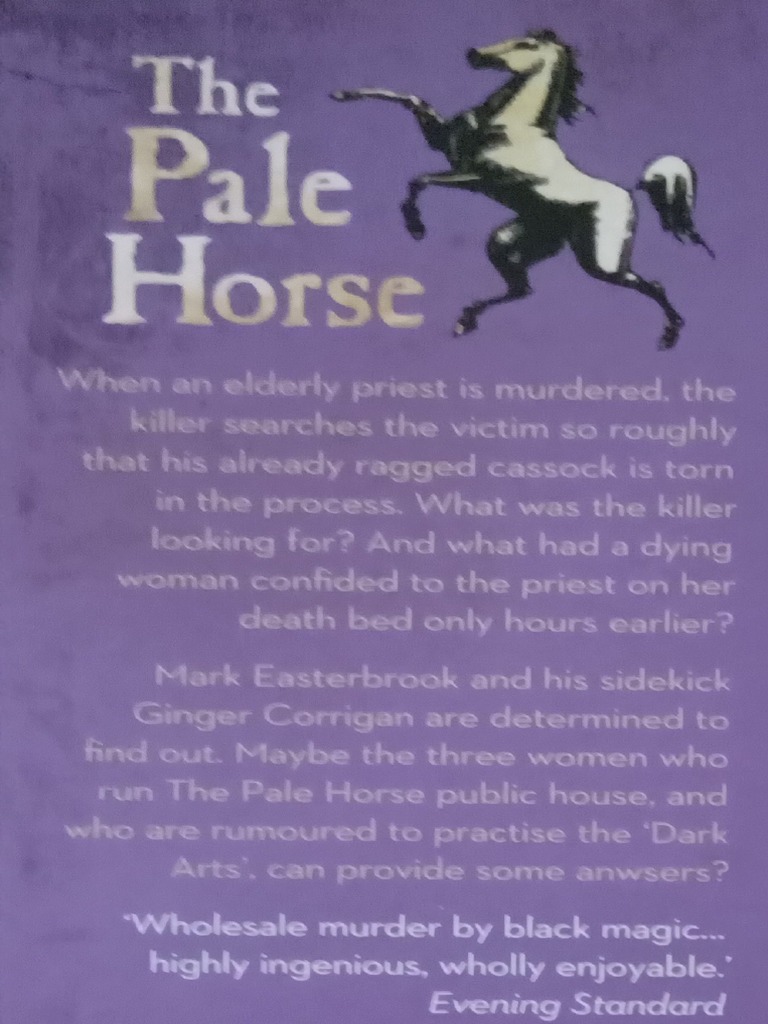 The Pale Horse Blurb | PDF
