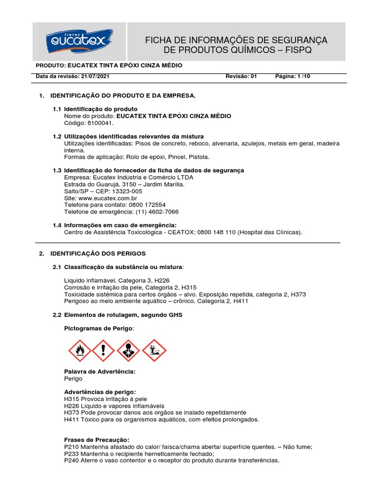 Fispq Tinta Epoxi | PDF