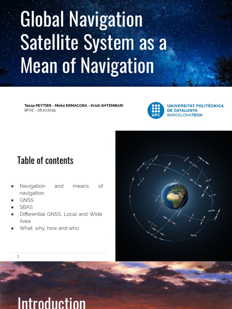 GNSS Presentation | PDF | Global Positioning System | Geomatics