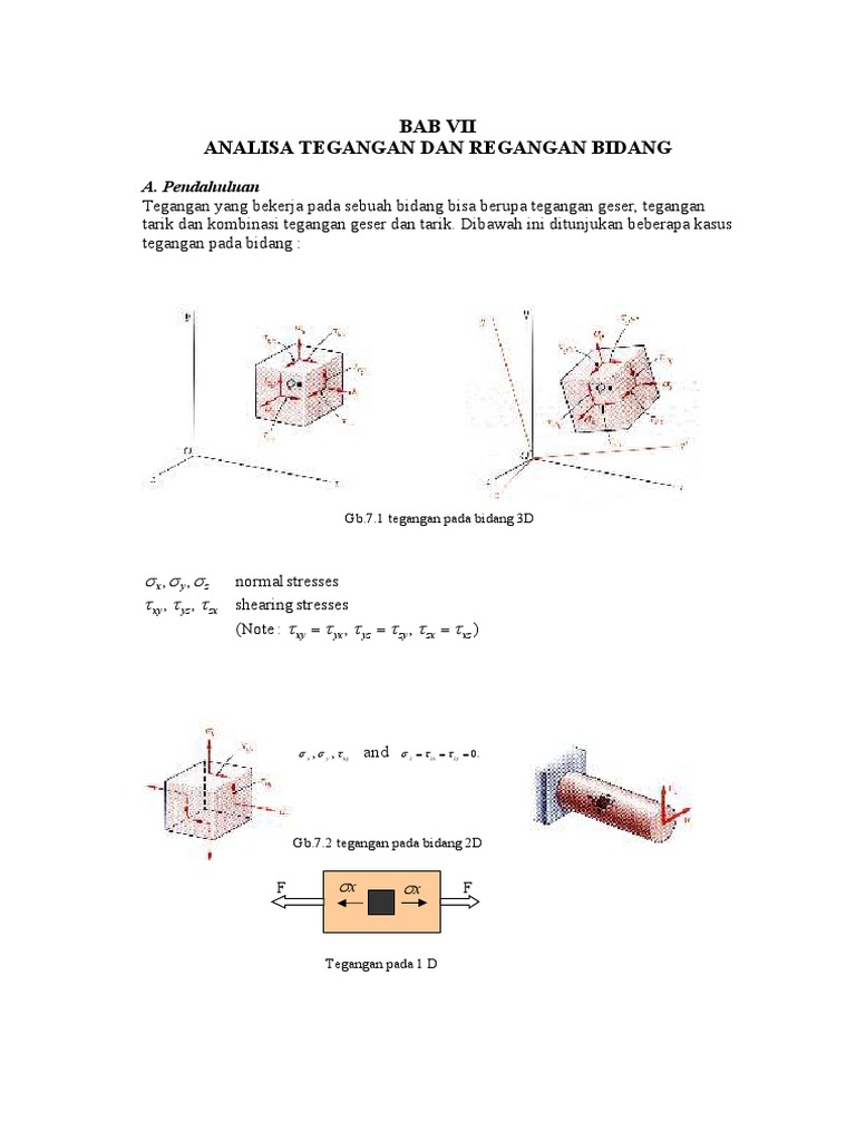 Analisis Tegangan dan Regangan | PDF