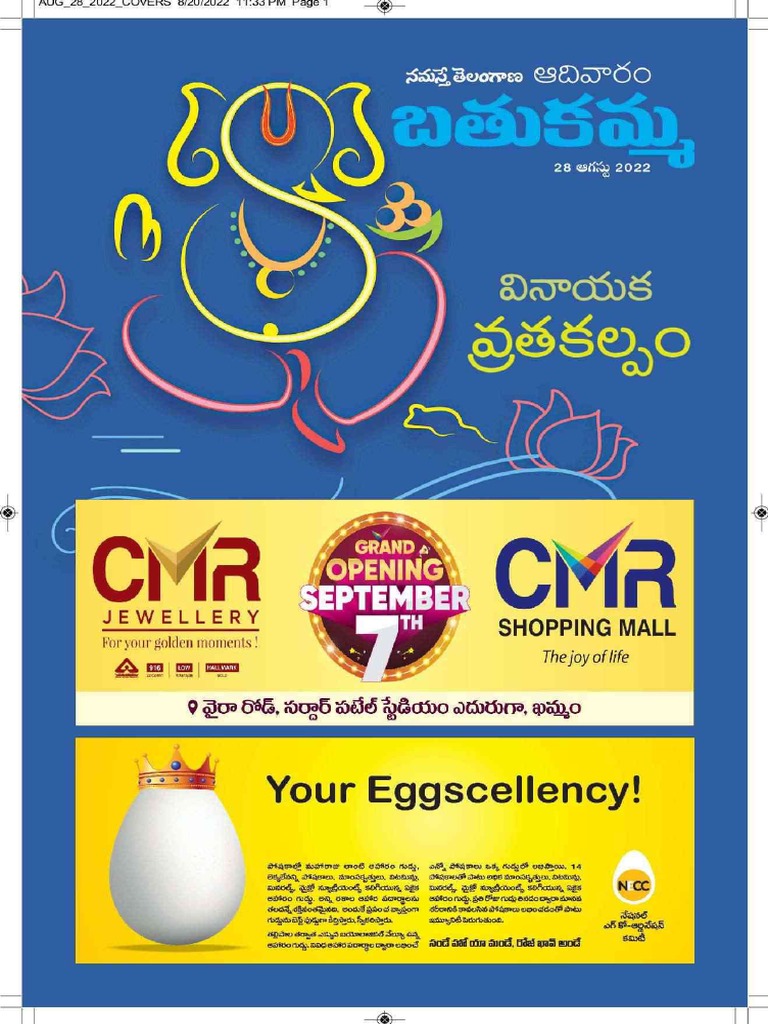 Magzines Bathukamma 31-08-2022 | PDF