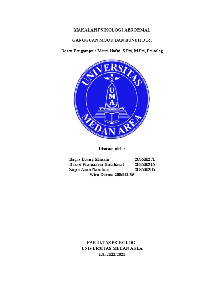 MAKALAH Abnormal Kel 2 | PDF