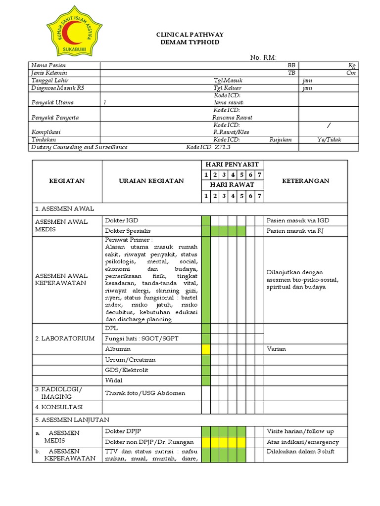 CP Demam Typhoid | PDF