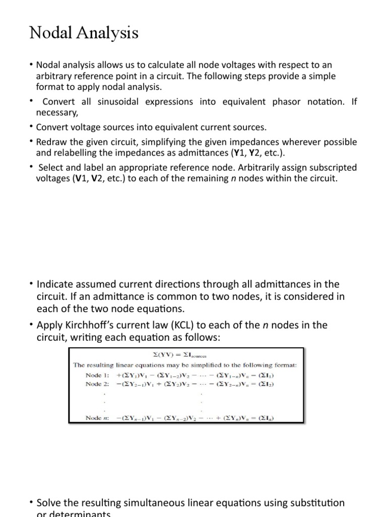Nodal Analysis | PDF