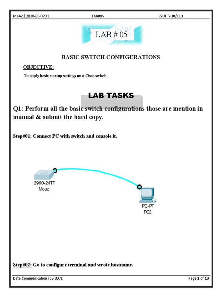 LAB#5 | PDF | Ios | Command Line Interface