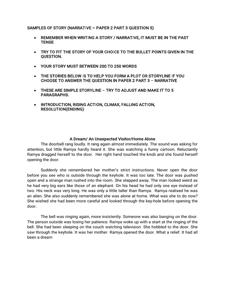 Stories For SPM | PDF