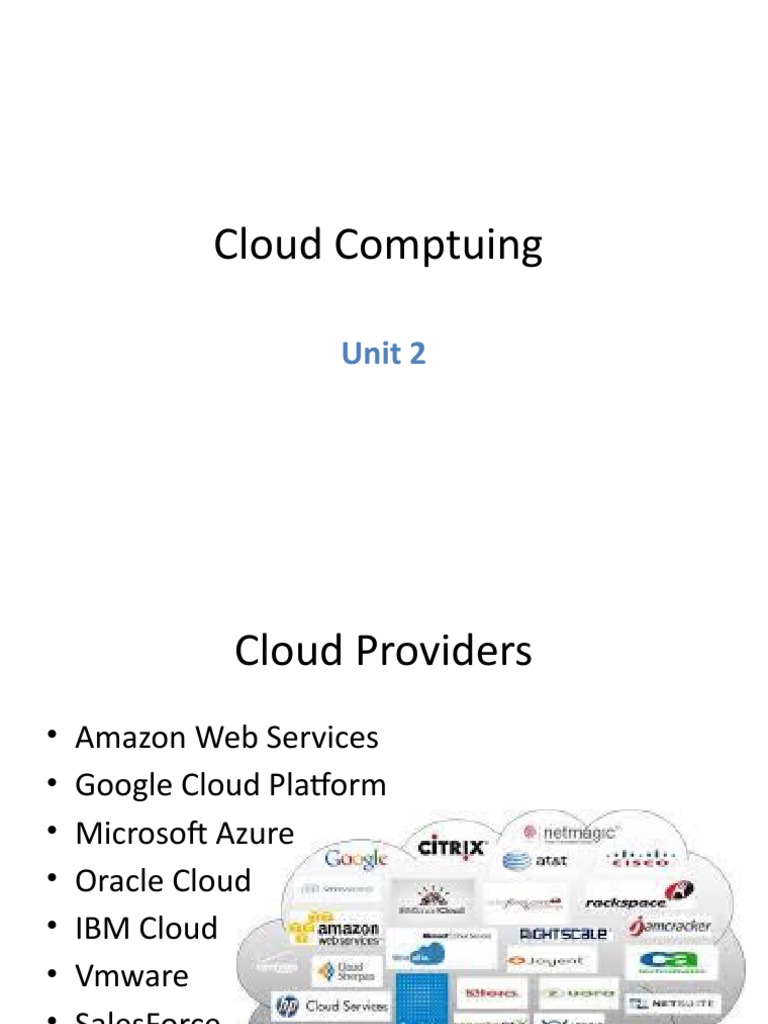 Cloud Unit 2 | PDF | Cloud Computing | Open Stack