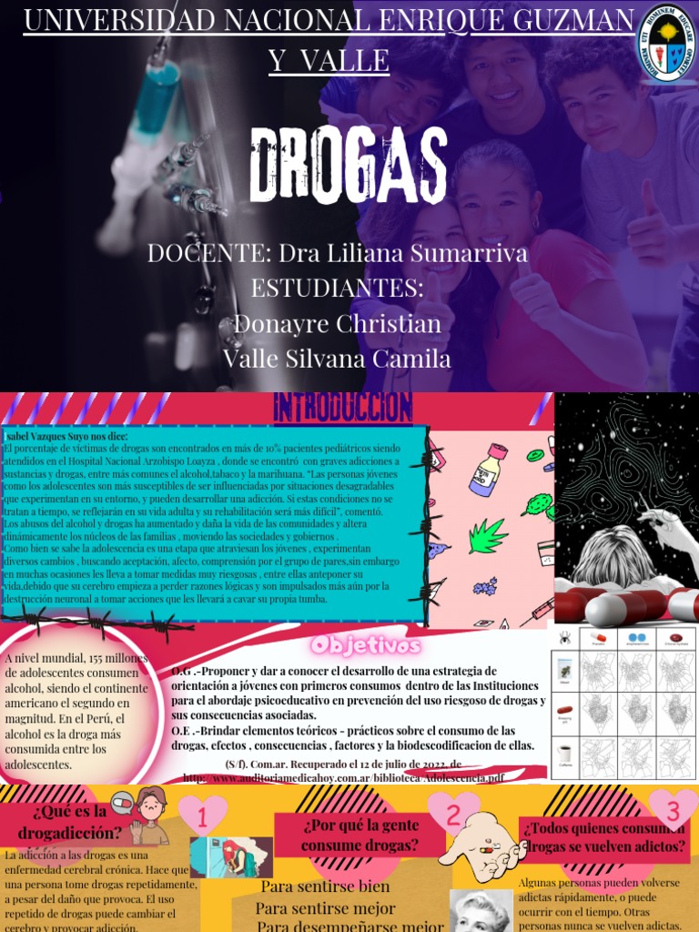Las Drogas | PDF | La dependencia de sustancias | Comercio ilegal de drogas