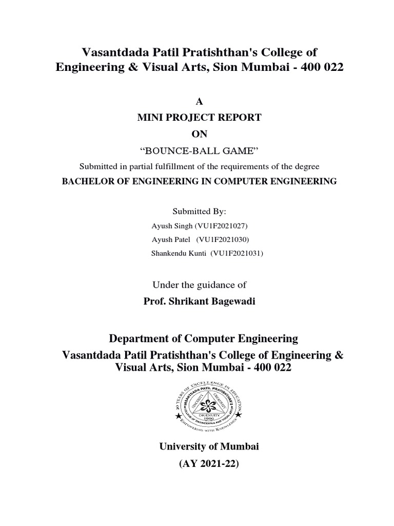 Python Mini - Project - Reprot Final-1 | PDF | Parameter (Computer Programming) | Python ...