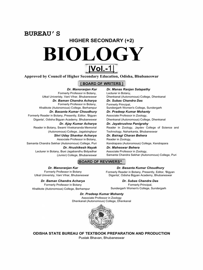 1st Year Biology Part-1 Sc1 Biology1 | PDF | Archaea | Cell (Biology)