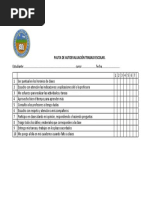 Pauta de Evaluación Del Trabajo Realizado en Clases | PDF