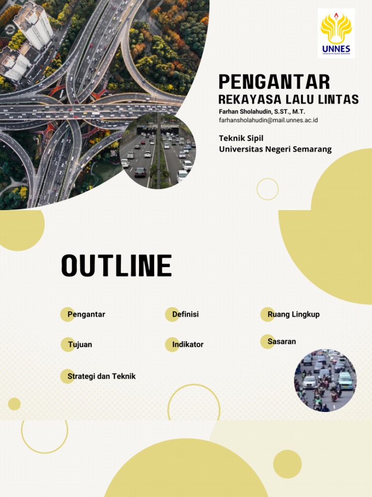 Pertemuan 1 Pengantar Rekayasa Lalu Lintas Pdf