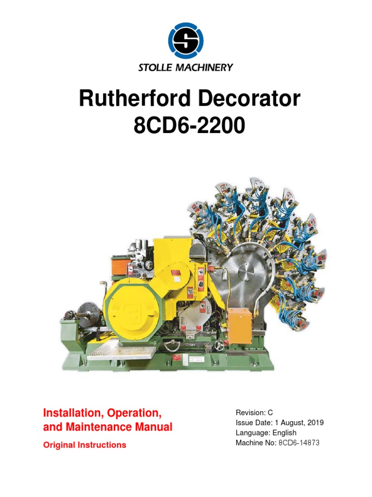 Rutherford Decorator 8CD6-2200 Manual-English (Rev C) 1 | PDF