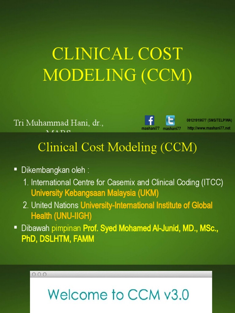 Clinical Cost Modeling (CCM) | PDF | Komputer | Teknologi & Rekayasa