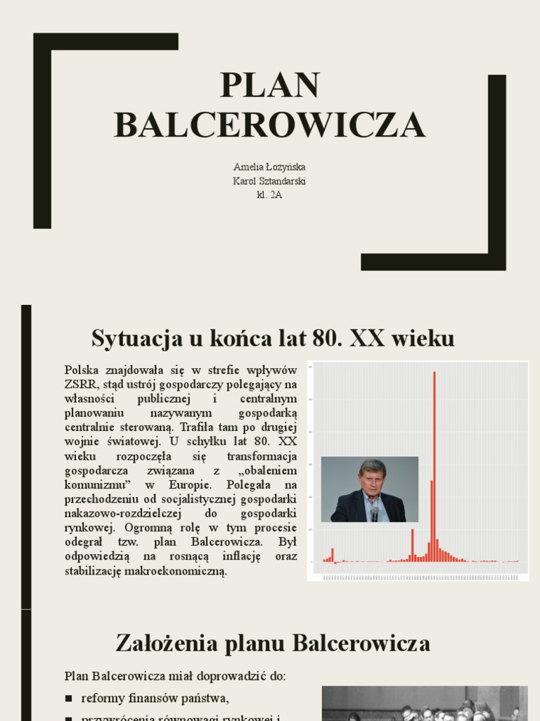Plan Balcerowicza | PDF